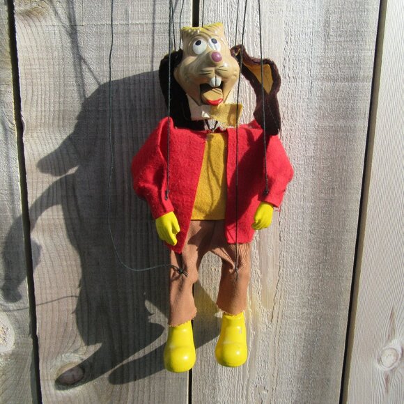 Toys | Vintage Disney Alice In Wonderland Rabbit March Hare Marionette ...